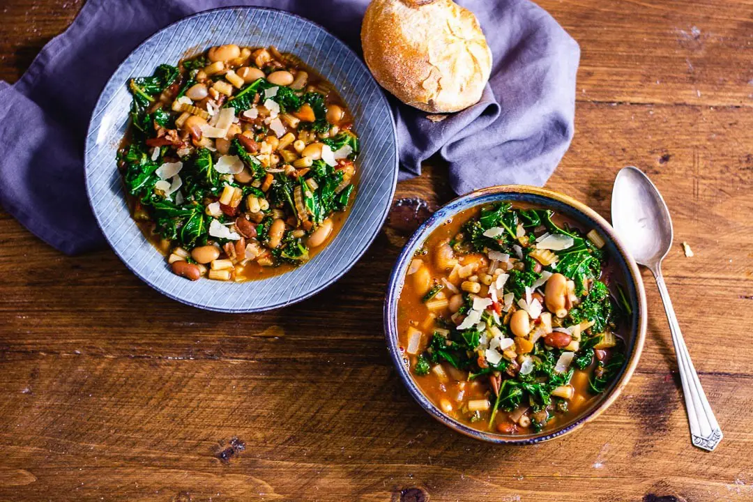 Leckerer Bohneneintopf vegan, nach italienischer Art - 10 Minuten
