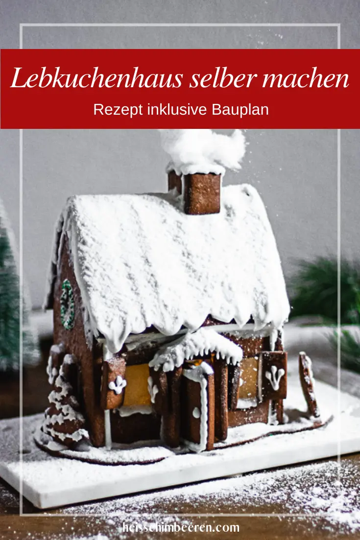 Das beste Lebkuchenhaus Rezept mit Vorlage