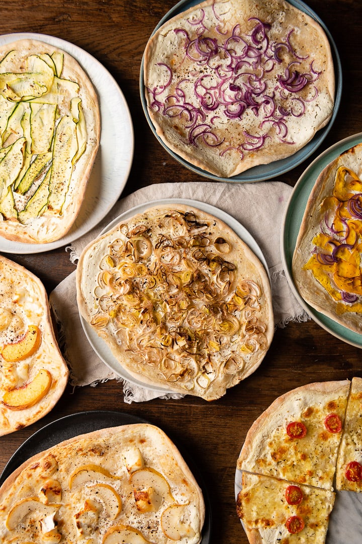 7 Vegetarische Flammkuchen Rezepte aus 11 Zutaten