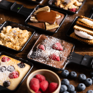 7 süße Raclette Nachtische aus 9 Zutaten