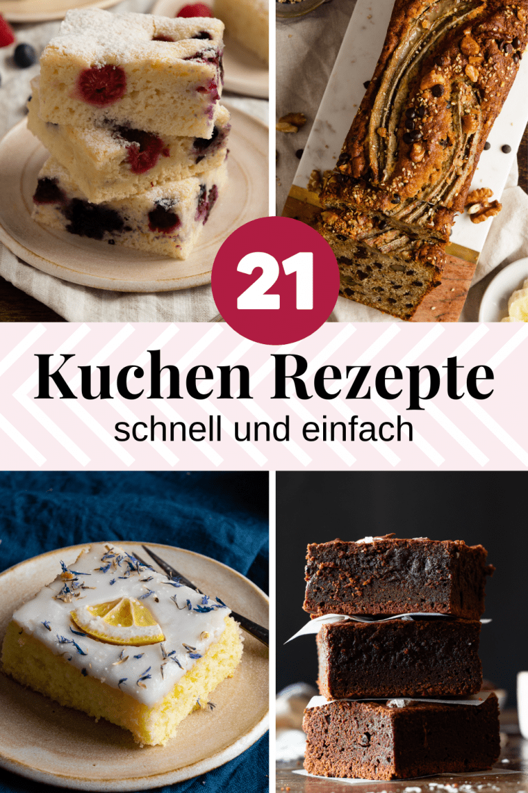 Die 21 schnellsten Kuchen Rezepte