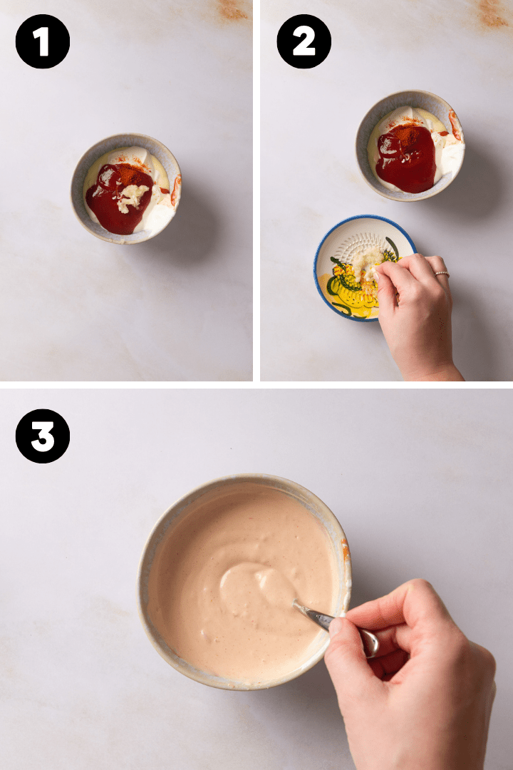 American Dressing: Schritt-für-Schritt in 5 Minuten