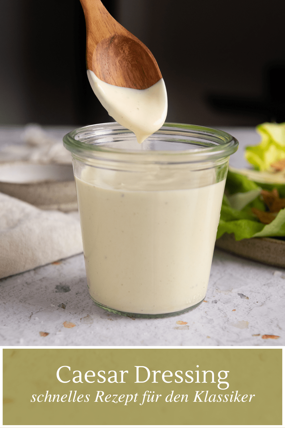 Caesar Dressing: Schritt-für-Schritt in 5 Minuten