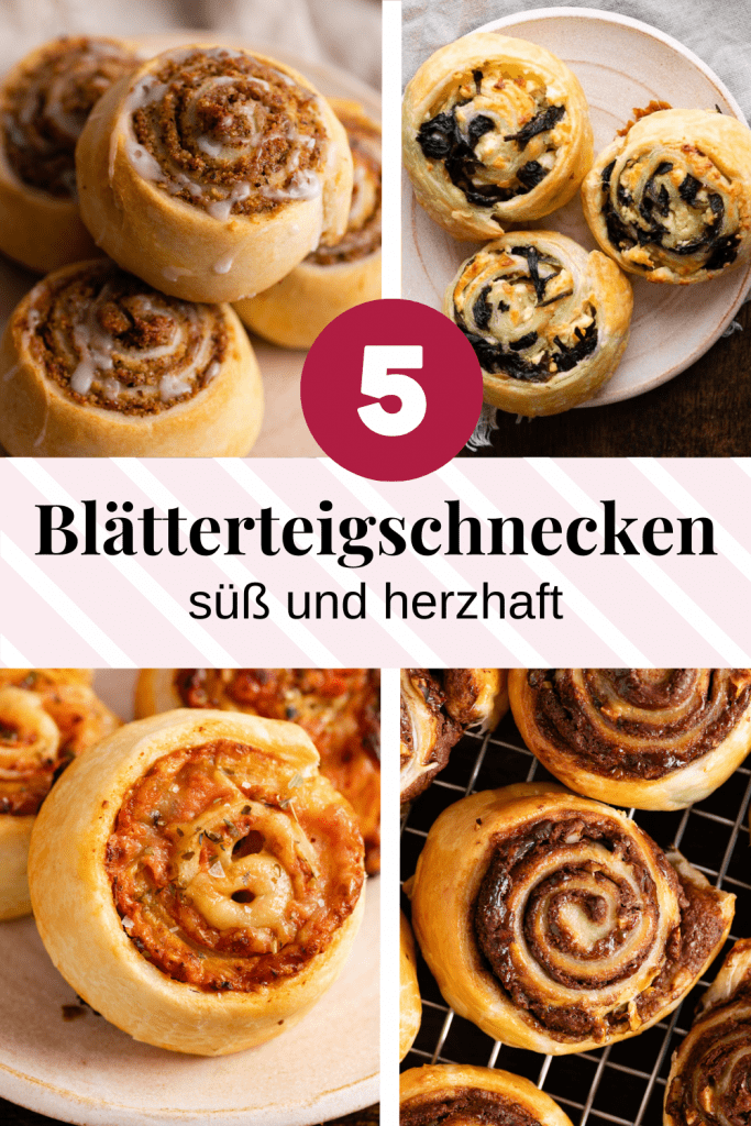 Blätterteig Snacks Süß